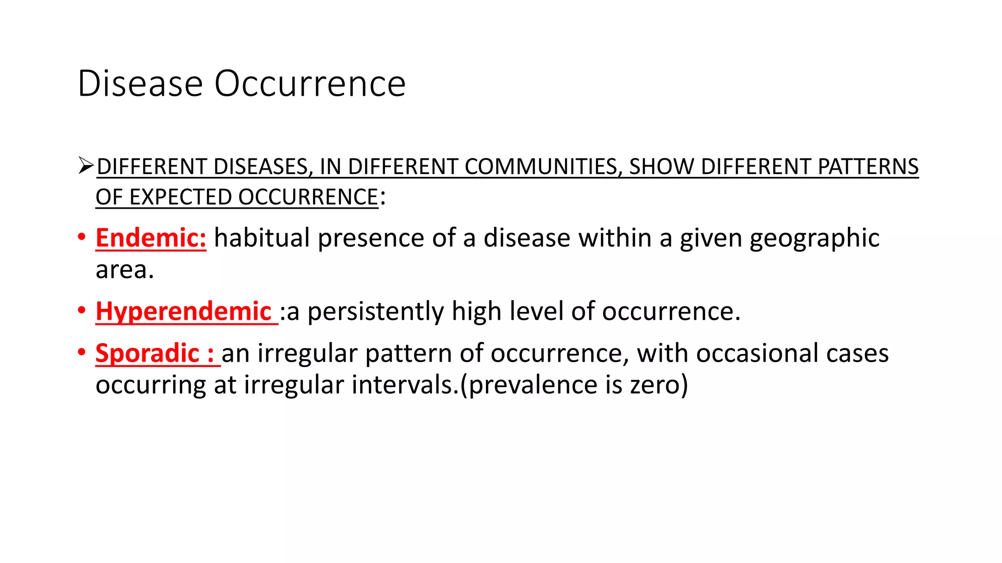 Natural History of Diseases & Levels of Prevention. | PPTX