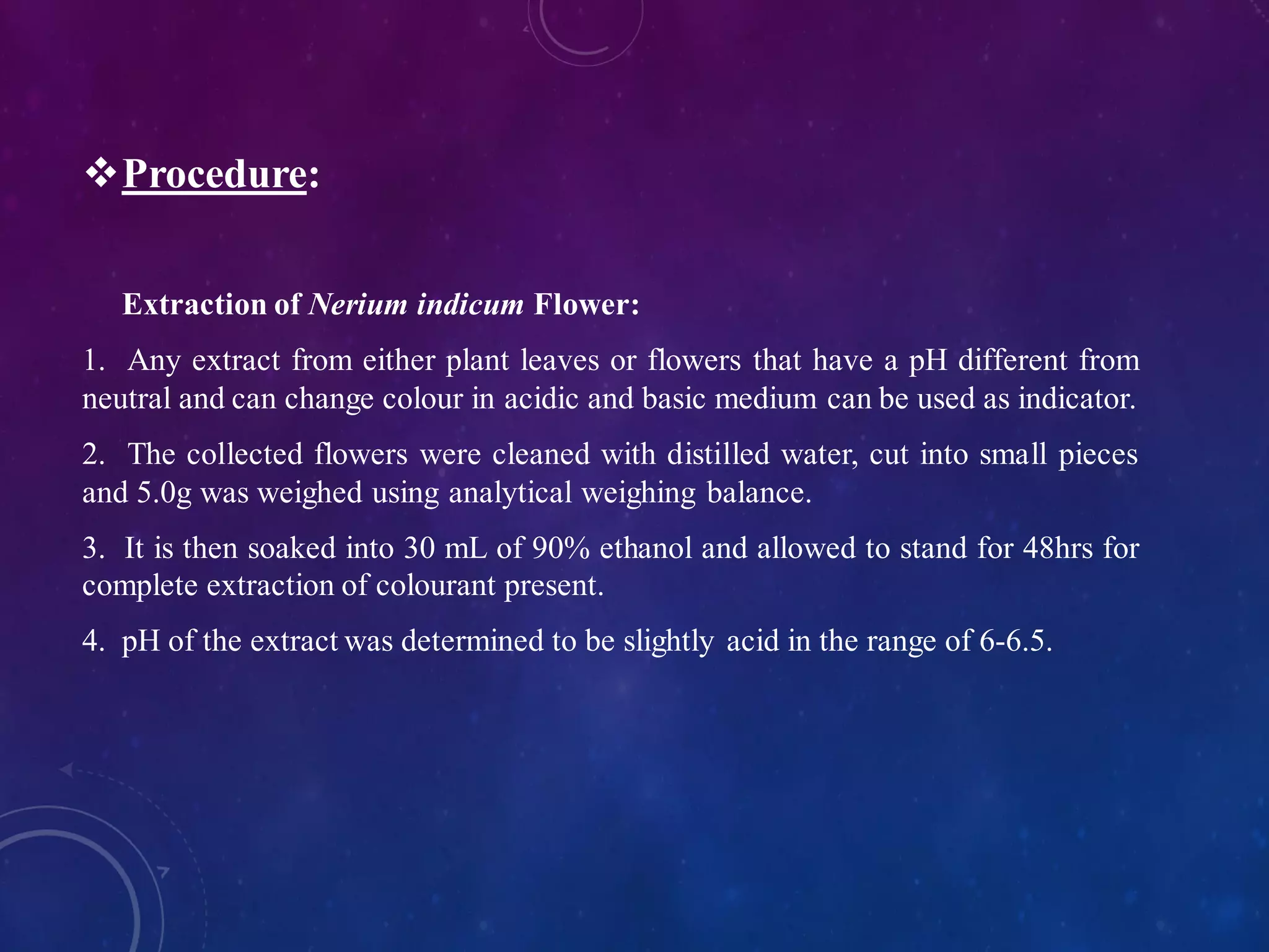 Natural Indicator Preparation | PDF