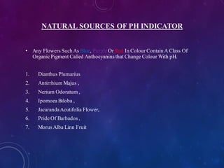 Natural Indicator Preparation | PDF