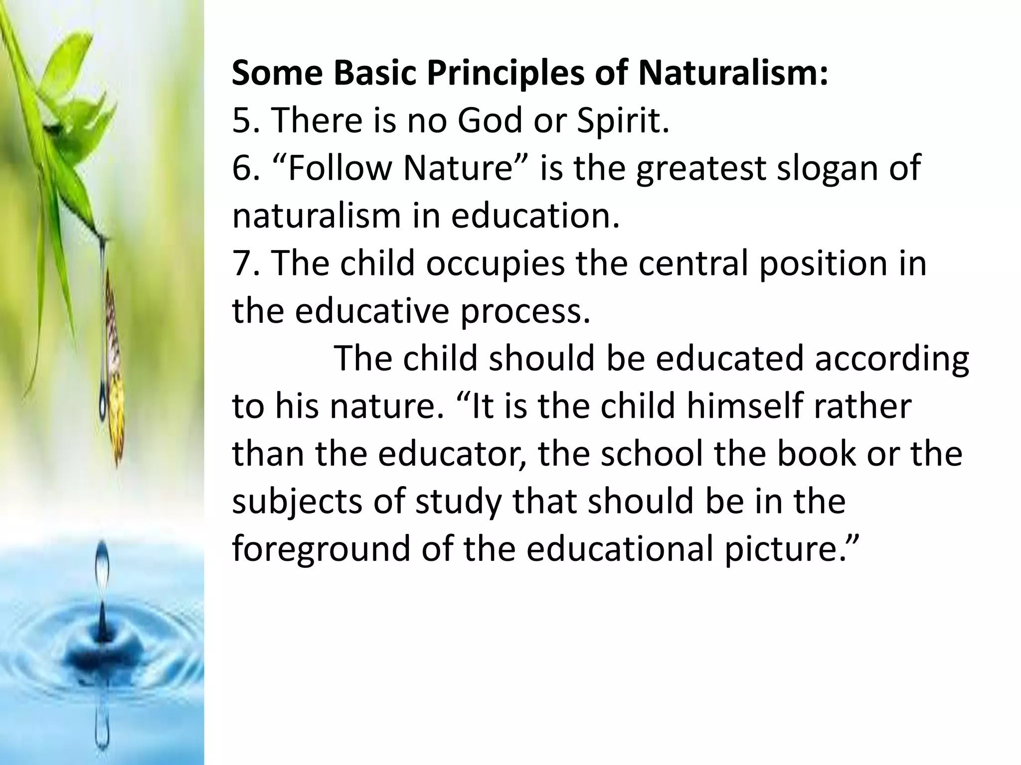Philisophy of Naturalism | PPTX