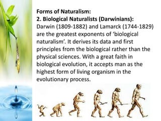Philisophy of Naturalism | PPTX
