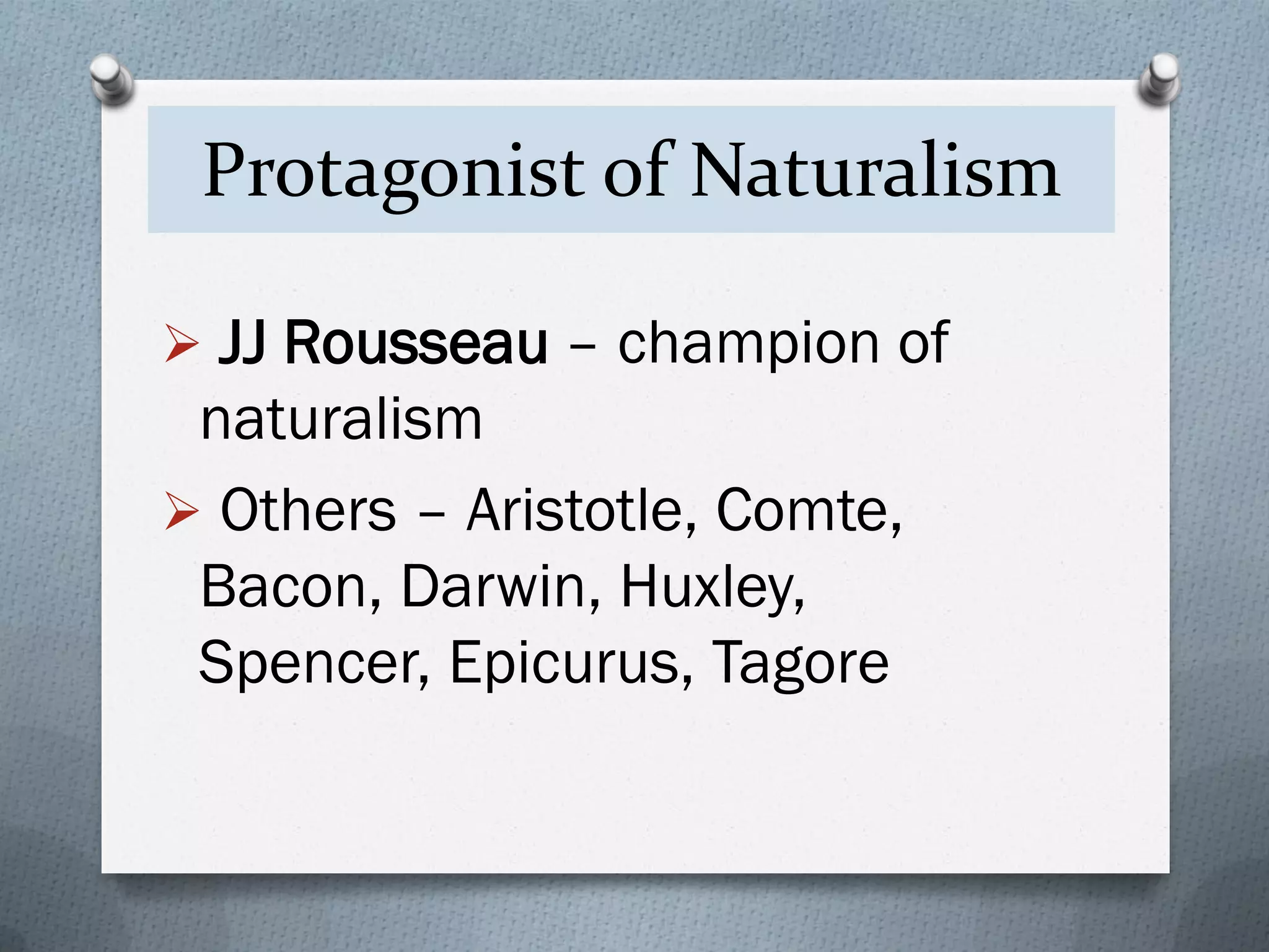 NATURALISM | PDF