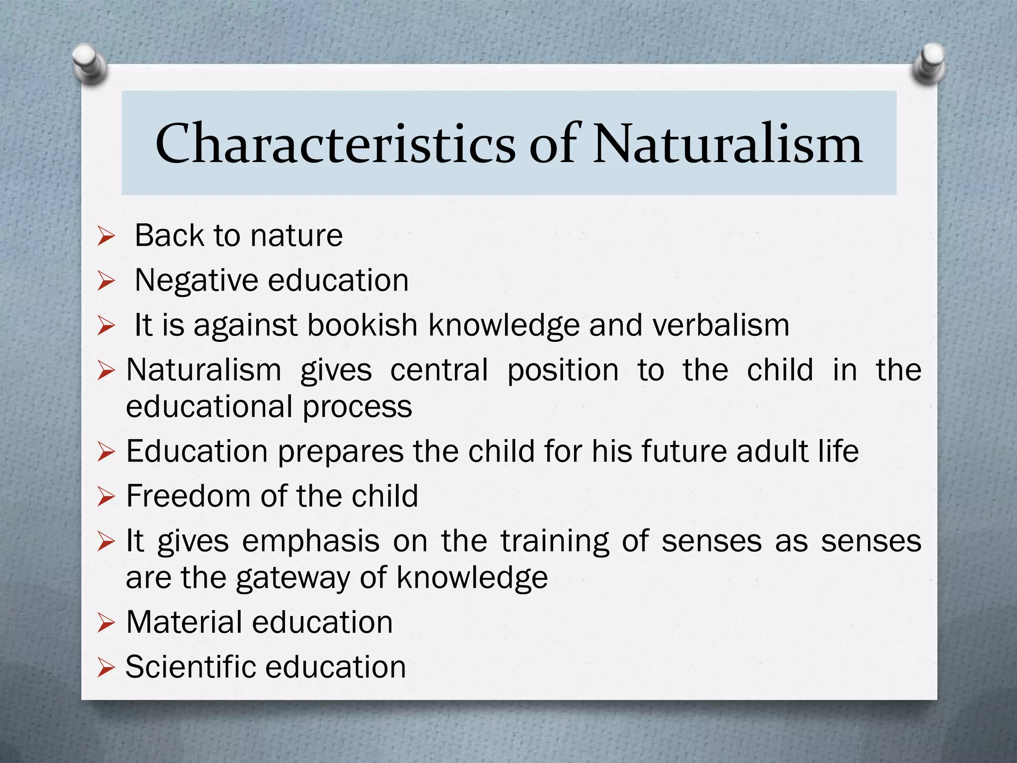 NATURALISM | PDF