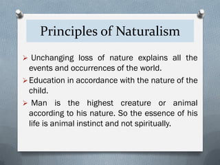 NATURALISM | PDF