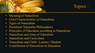 Naturalism | PPTX