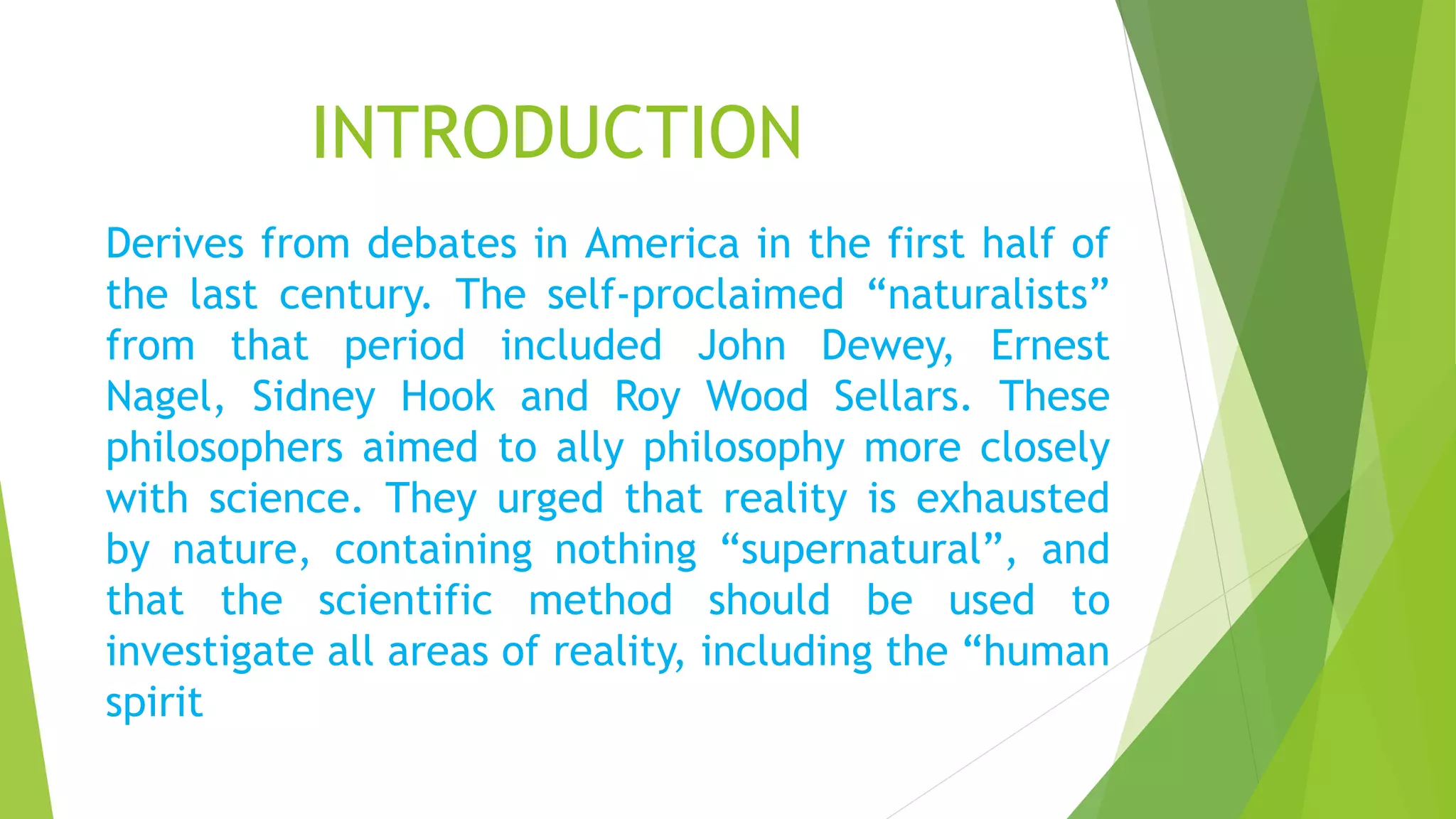 Naturalism | PPTX