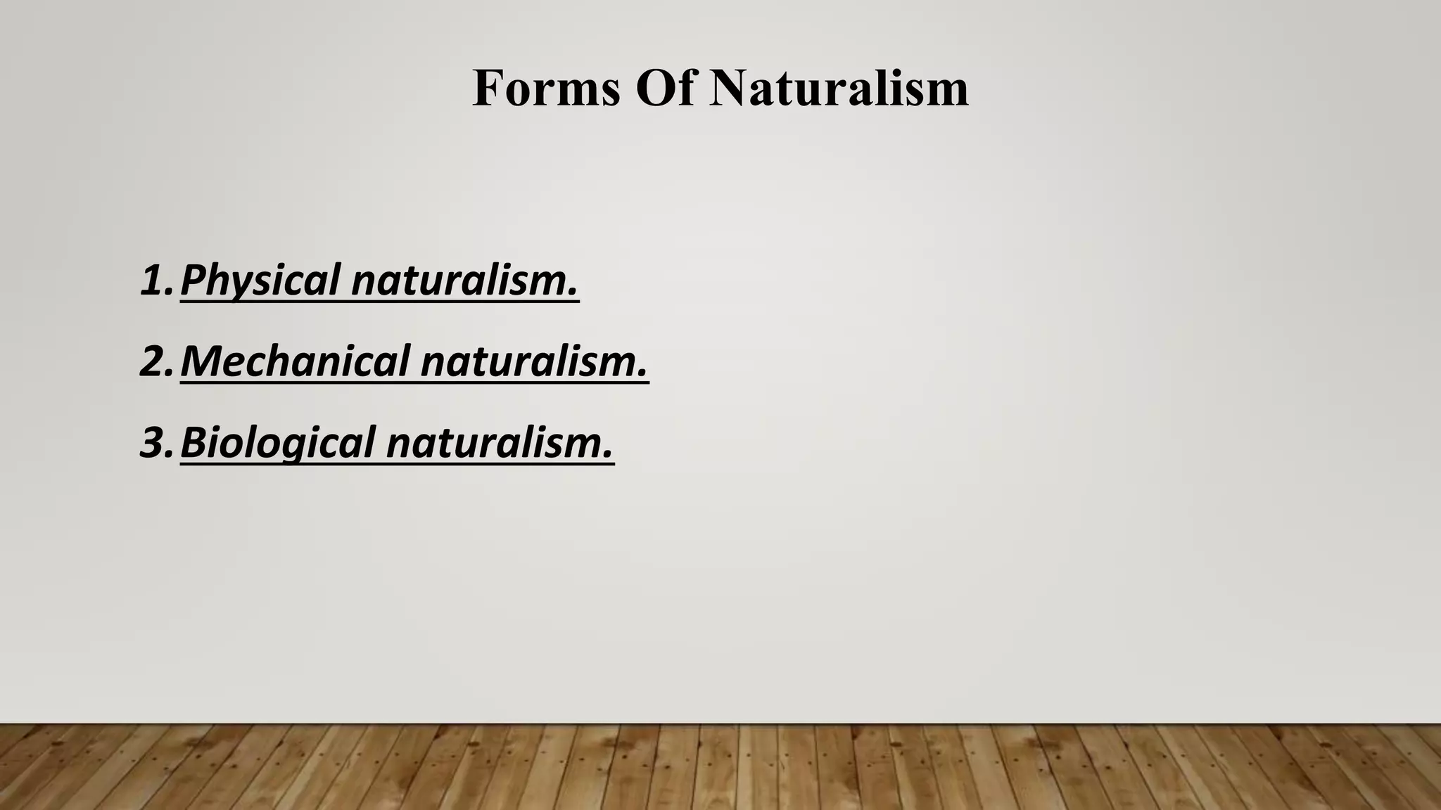 Naturalism | PPTX