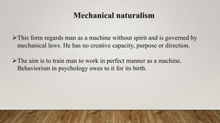 Naturalism | PPTX | Education