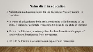 Naturalism | PPTX | Education