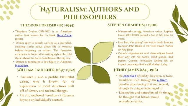 NATURALISM: A literary movement of English literature.pptx | Science