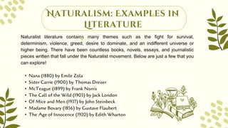NATURALISM: A literary movement of English literature.pptx
