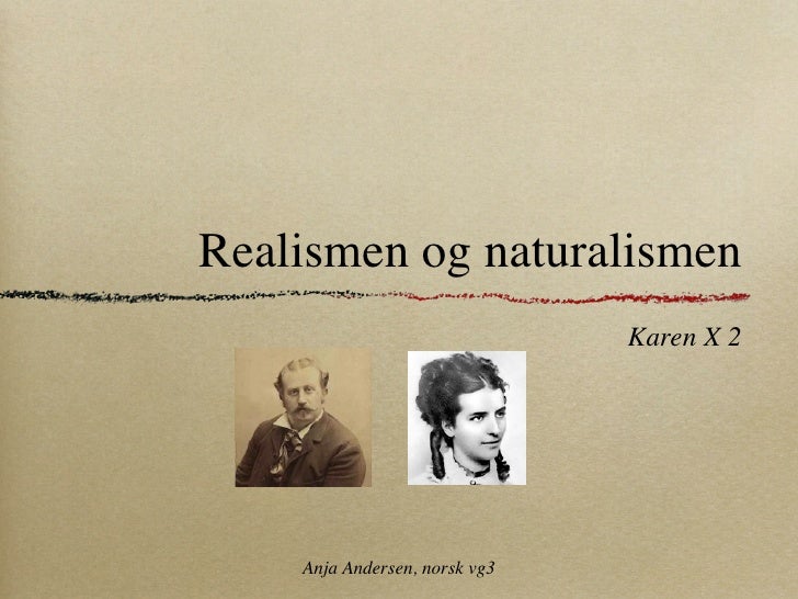 Realisme/Naturalisme
