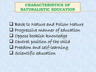 Naturalism philosophy | PDF | Primary Education | Education