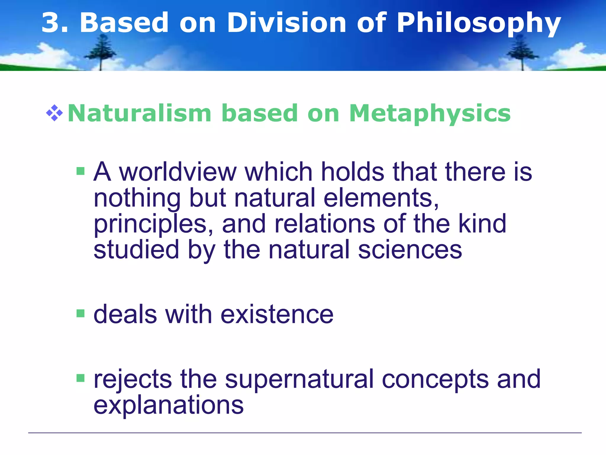 Naturalism in education | PPTX