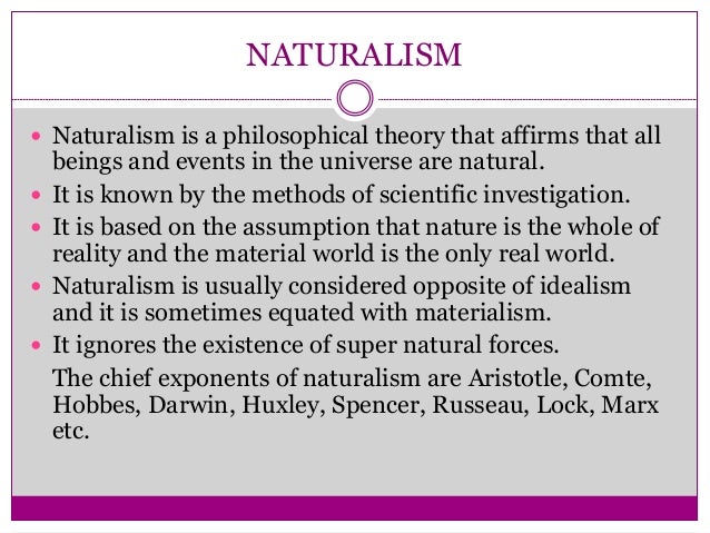 Naturalism new