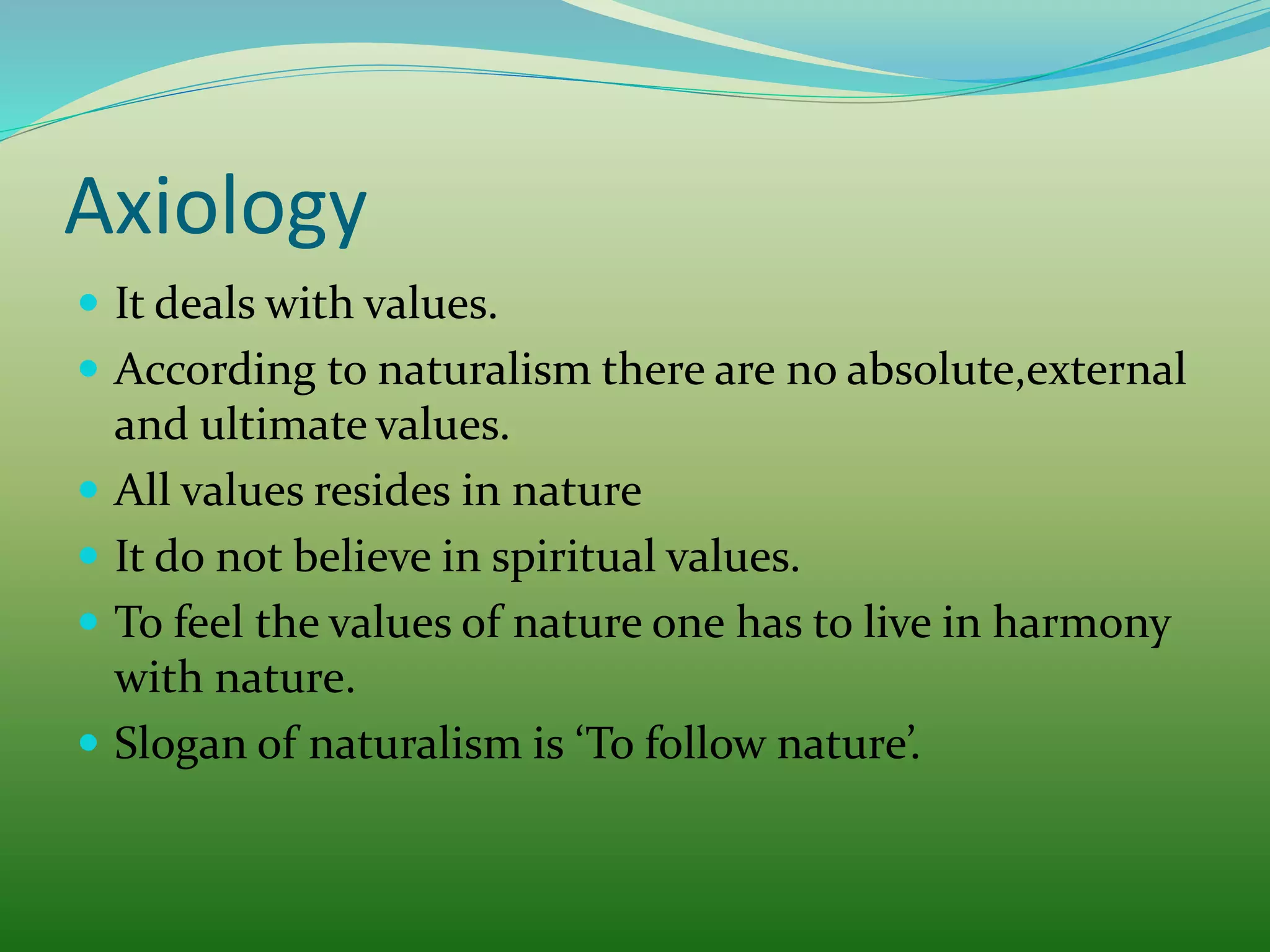 Naturalism ppt | PPTX