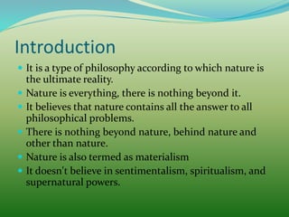 Naturalism ppt | PPTX