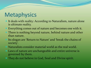 Naturalism ppt | PPTX