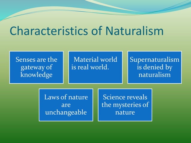 Naturalism ppt | PPTX