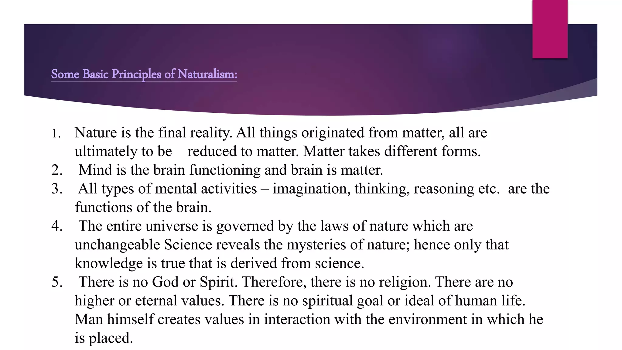 Naturalism presentation | PPTX