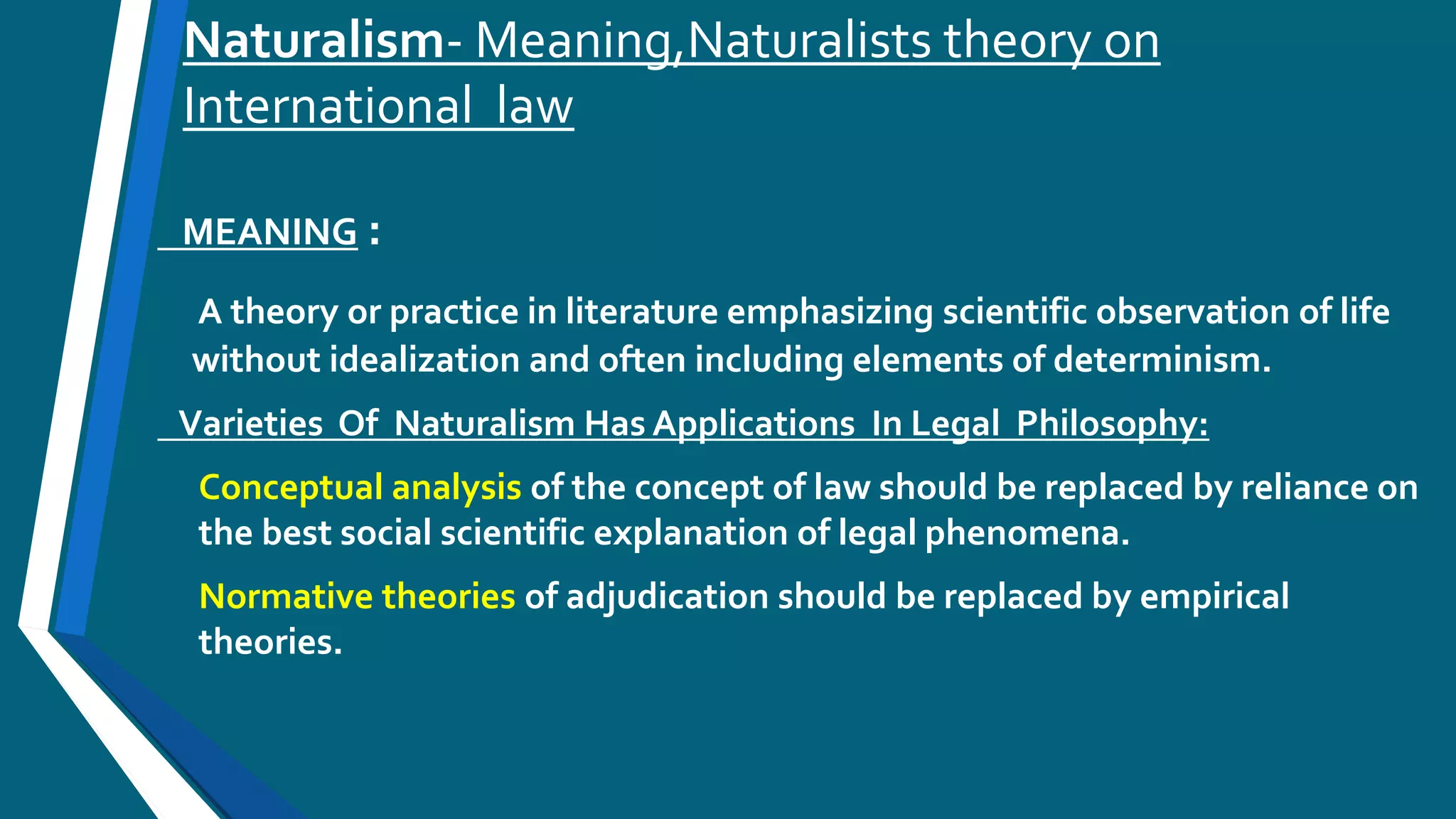 Naturalism vs positivism | PPTX