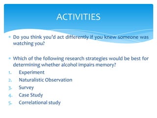 Naturalistic method (7) | PPTX