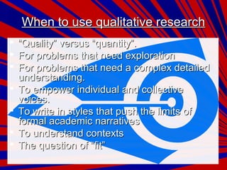 Naturalistic qualitative inquiry. | PPT