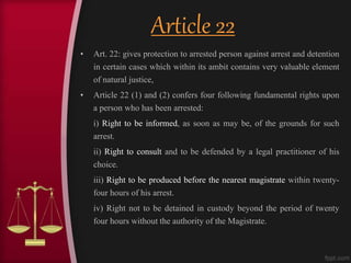 Principles of Natural Justice & The Indian Constitution. | PPTX