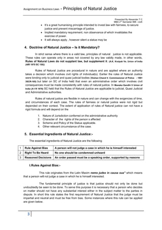 Natural Justice _Notes | PDF