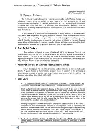 Natural Justice _Notes | PDF