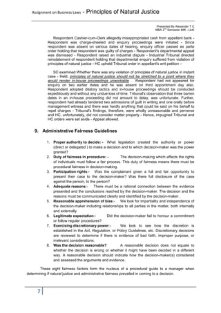 Natural Justice _Notes | PDF