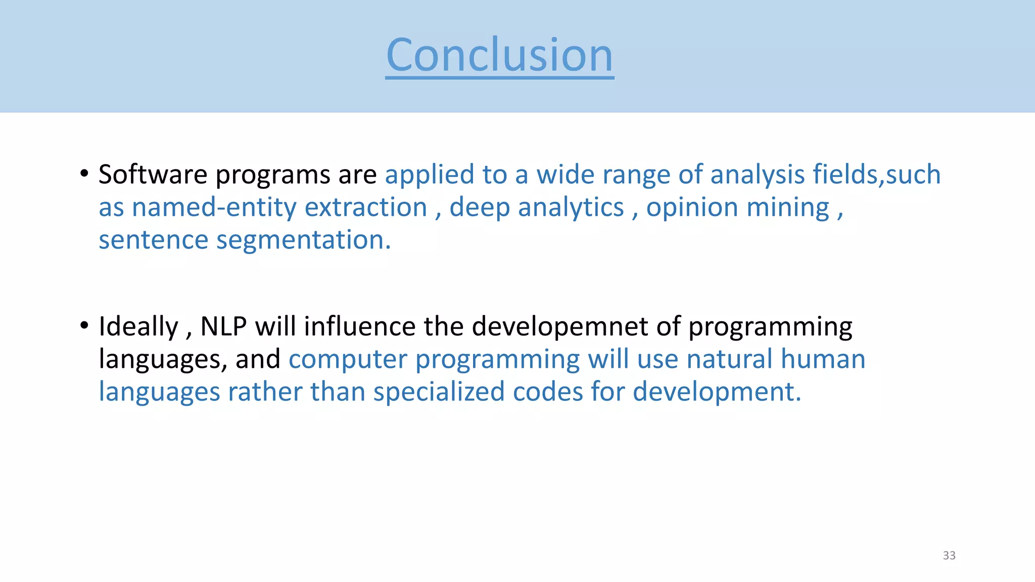 Natural lanaguage processing | PPTX | Computing | Technology & Computing