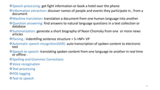 Natural lanaguage processing | PPTX | Computing | Technology & Computing