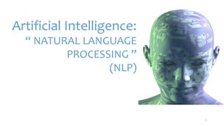 Natural lanaguage processing | PPTX