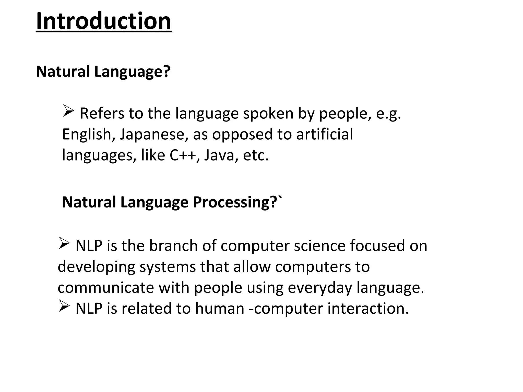 Natural language processing | PPT | Artificial Intelligence ...
