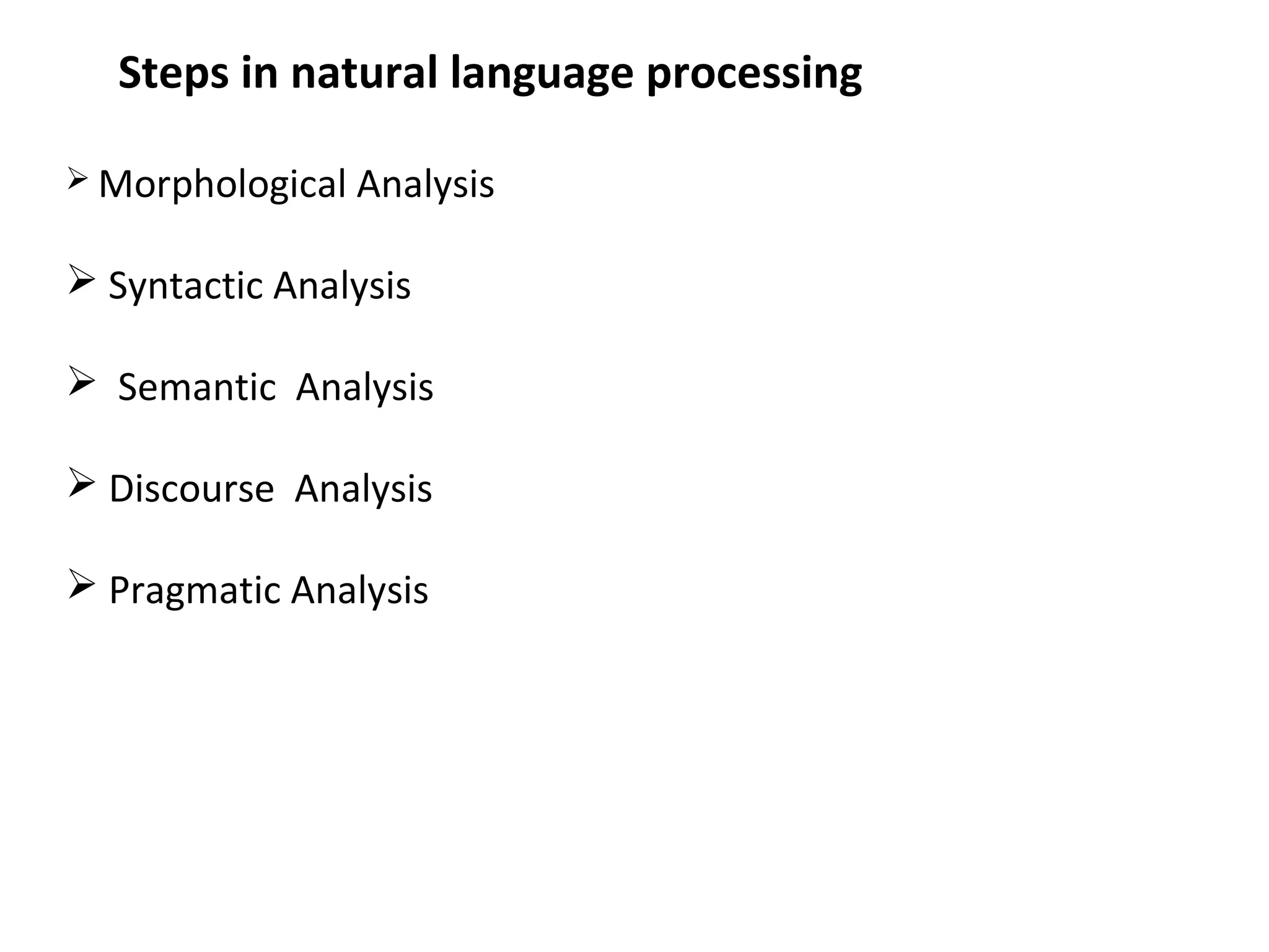 Natural language processing | PPT | Artificial Intelligence ...