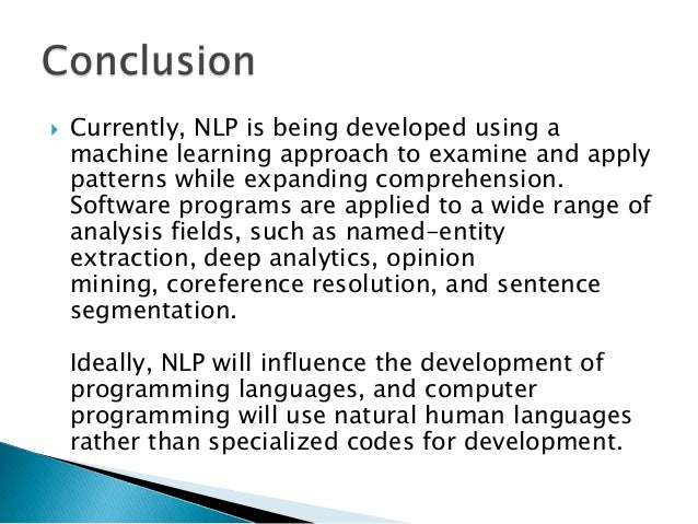 Natural Language Processing: Definition and Application