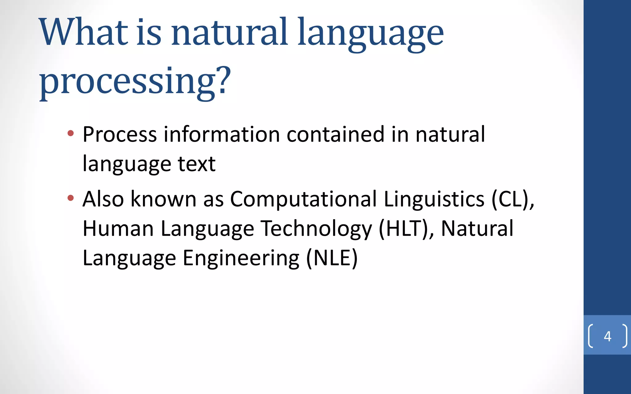 Natural language processing | PPTX