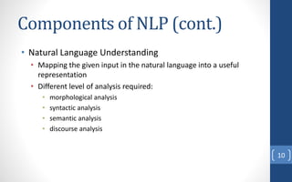 Natural language processing | PPTX