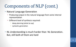 Natural language processing | PPTX