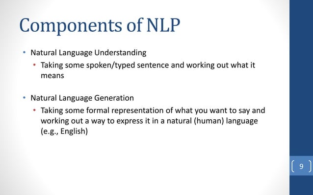 Natural language processing | PPTX
