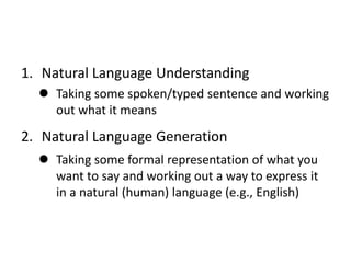Natural language processing | PPTX