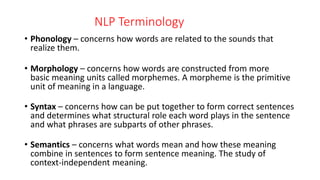 Natural language processing | PPTX