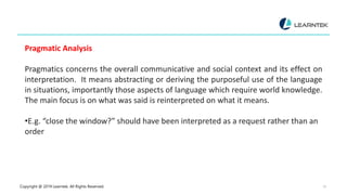 Natural language processing | PPTX