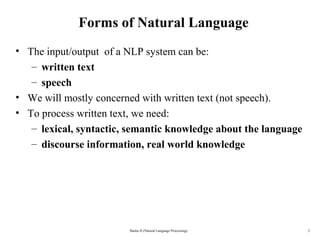 Natural language processing | PPT