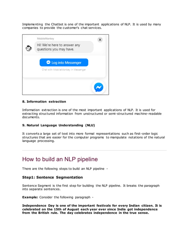 Natural language processing | DOCX