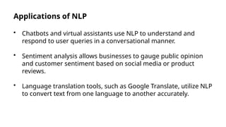 Natural Language Processing on presnattion | PPT
