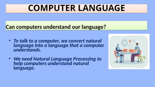 PowerPoint presentation (PPT) on the concept of Natural Language ...