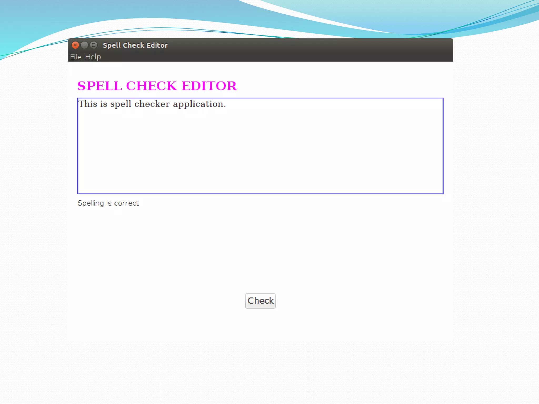 Spell checker using Natural language processing | PPTX