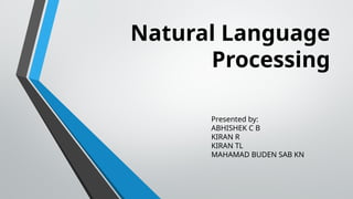 Natural Language Processing1 convertpptx | PPT